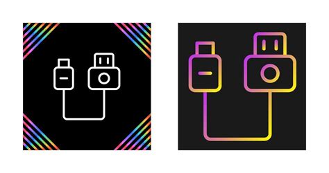 Usb Vector Icon 38348217 Vector Art At Vecteezy