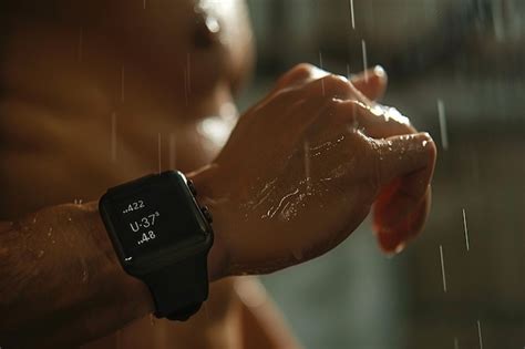 Premium Photo Man Using Smartwatch To Track Fitness Goals