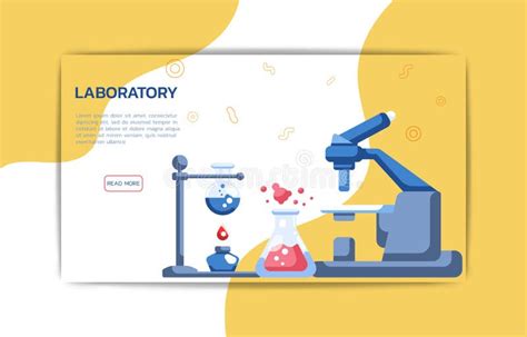 Science Laboratory Machine Learning Filled Outline Style Stock Vector