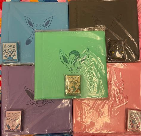 Pokemon Eevee Album Binder And Sleeves Hobbies And Toys Toys And Games On Carousell