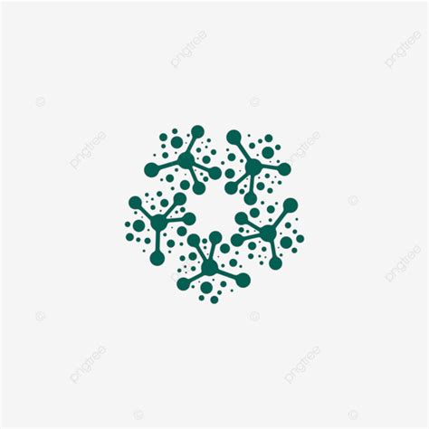 Molecule Vector Illustration Design Logo Technology Molecules Vector