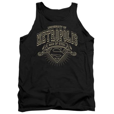 Superman University Of Metropolis Tank Top Medium