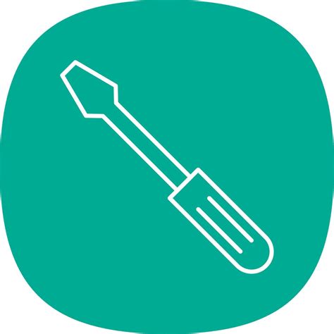 Screwdriver Line Curve Icon 42774969 Vector Art At Vecteezy
