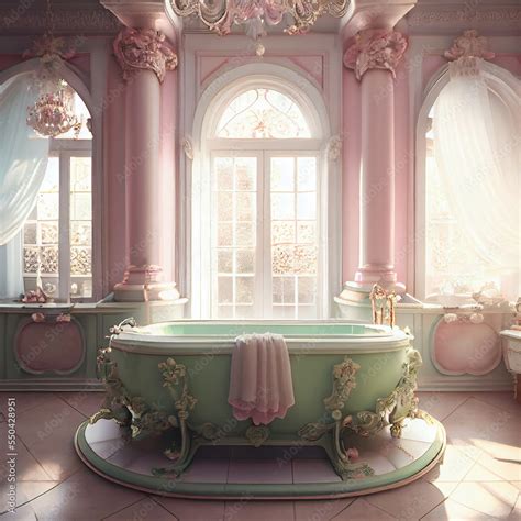 Rococo Room Stock Illustration Adobe Stock