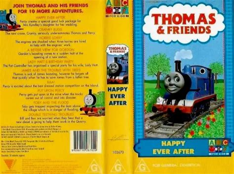 Thomas The Tank Engine Happy Ever After Vhs Pal Vhs Tape~ A Rare Find