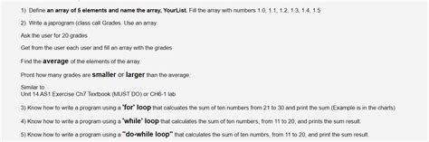 Solved 1 Define An Array Of 5 Elements And Name The Array Chegg