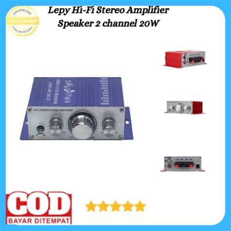 Jual Lepy Hi Fi Stereo Amplifier Speaker 2 Channel 20W Amplifier 2 Chenel Menjadikan Kualitas