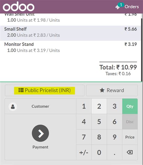 Explore Pricing Features In Odoo POS