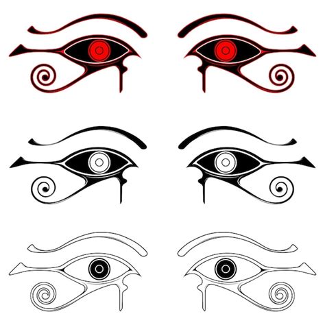 Premium Vector Eye Of Horus The Symbol Of Ancient Egypt