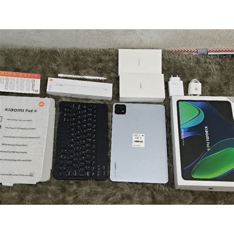 Jual Xiaomi Mi Pad 6 Ram 8GB 256GB Fullset Mulus Dan Smartpen Gen 2 Original Keyboard