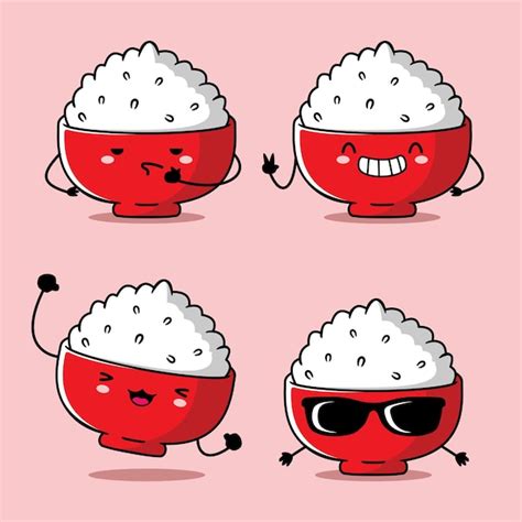 너구리 의상을 입고 귀여운 아기 이모티콘의 벡터 일러스트 레이 션 프리미엄 벡터