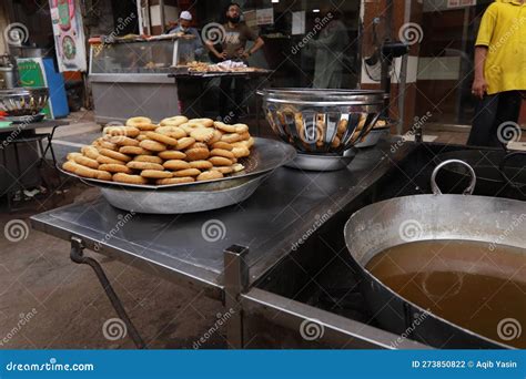 Eateries Of Buns Road Street Food Karachi Pakistan Editorial