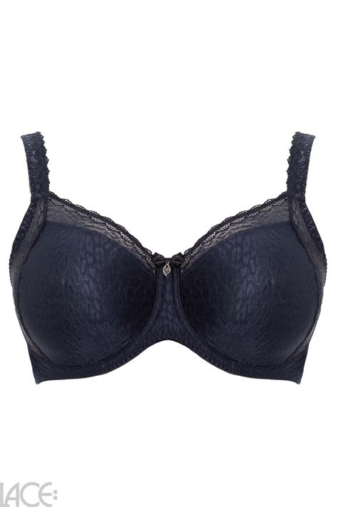 Ulla Lynn Bra H L Cup Denim Lace
