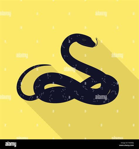Vector Design Of Skin And Reptile Symbol Set Of Skin And Danger Stock