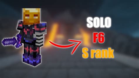 Hypixel Skyblock Solo F6 S With Shadow Assassin Gear Youtube