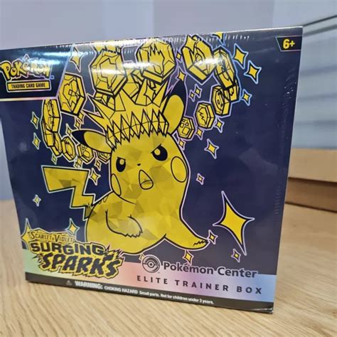 PokÉmon Tcg Scarlet And Violet Surging Sparks Pokémon Center Elite Trainer Box Etb Eur 10845