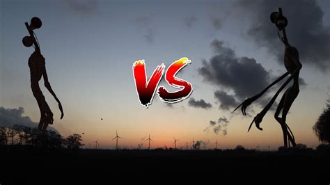 Siren Head Vs Siren Head V2 Caught On Camera Youtube