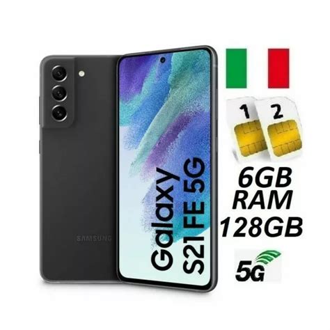 Samsung Galaxy S21 Fe 5g Dual Sim Sm G990b 6gb 128gb Grey Italia No