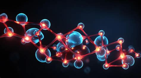 Premium Photo Molecular Structure
