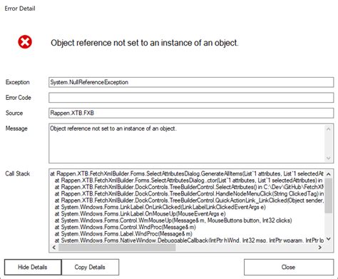 Error When Clicking Select Attributes · Issue 777 · Rappen