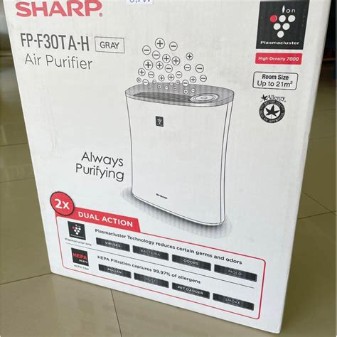 เครื่องฟอกอากาศ Sharp รุ่น Fp F30ta H Shopee Thailand