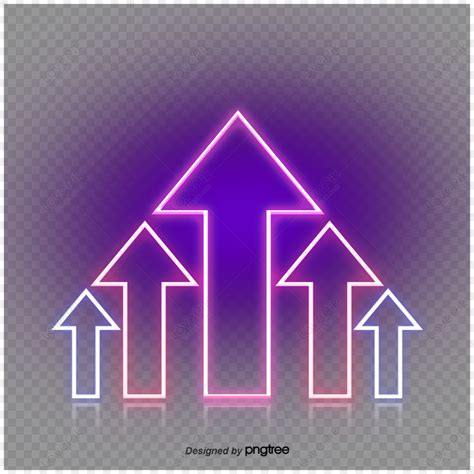 Light Effect Elements Of Neon Texture Arrowlinecurved Lines Png