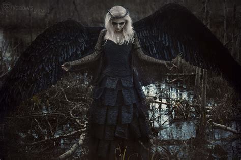 Black Angel Dark Beauty Gothic Darktale Despair Melanholy Dolls Wings