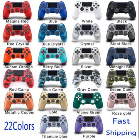 Crystal Ps4 Controller Wireless Dual Vibration 6 Axis Motion Control