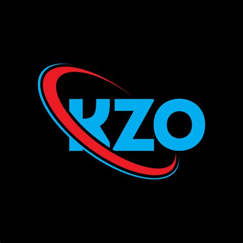 Logotipo De Kzo Letra Kzo Diseño Del Logotipo De La Letra Kzo