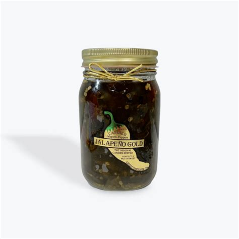 Jalapeno Gold Original Sweet And Spicy Candied Jalapenos 21 Oz