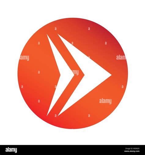 Simple Arrow Sign Icon Stock Vector Image Art Alamy
