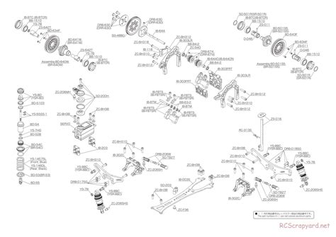 Yokomo Drift Package DIB Exploded Views DP DIB RCScrapyard Radio Controlled Model Archive
