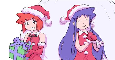 侵略イカ娘 相沢姉妹でメリクリ！ じぃとのイラスト Pixiv