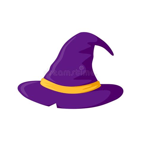 Wizard Hat Isolated On White Background Stock Vector Illustration Of Fantasy Magical 254656969