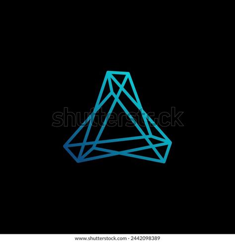 Triangle Line Art Triangle Line Logo Stock Vector Royalty Free 2442098389 Shutterstock