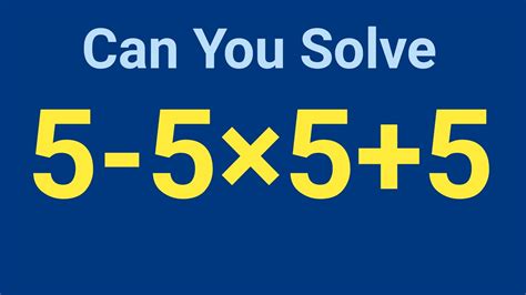 Many People Will Get This Simple Yet Tricky Math Problem Wrong Youtube