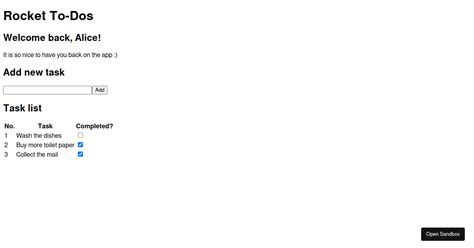 Orbital React 2023 Exercise 1 Codesandbox