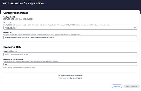 Issue Credentials To Affinidi Vault Users Documentation