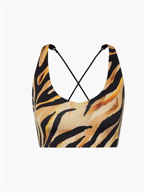 Wildcat Strappy Back Tank In Brown And Multi Savage X Fenty