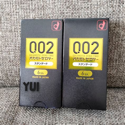 オカモトゼロツー 002ミリ コンドーム 6個入×2箱セット スタンダード 男性向け避妊用コンドーム 激薄 避妊用 ゴム救急、衛生用品