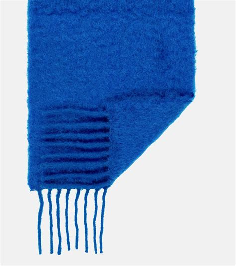 Loewe Mohair And Wool Brooch Scarf Loewe