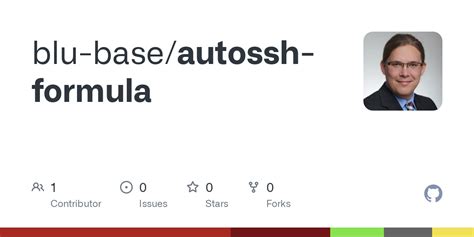 GitHub Blu Base Autossh Formula