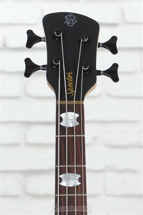 Spector Euro 4 Lx Bolt On Electric Bass Guitar Black Stain Sweetwater