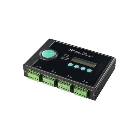Moxa 4 Port Isolated Rs 422 485 Ethernet Serial Device Server Power