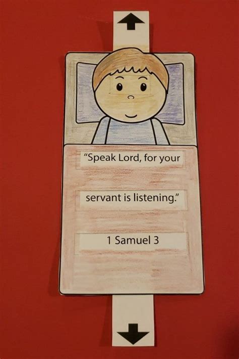 Sunday School Craft For Samuel Listens To God Bible Crafts And