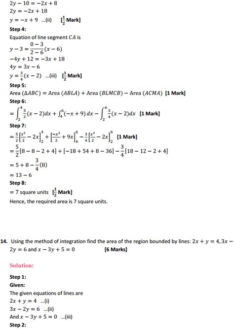 Mp Board Class 12th Maths Solutions Chapter 8 Application Of Integrals Miscellaneous Exercise