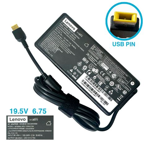 Cargador Lenovo W V Am Tipo Usb Compu Ahorro