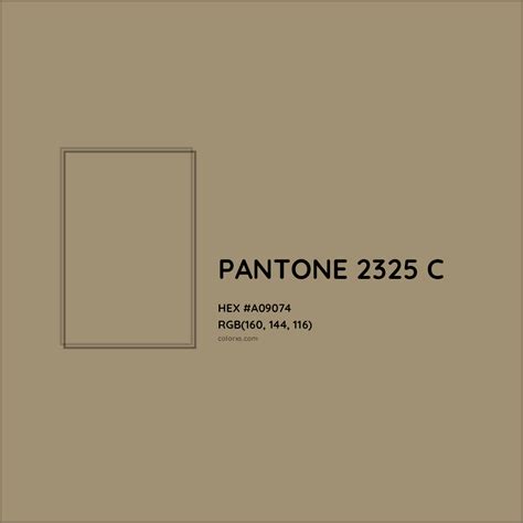 PANTONE 2325 C Complementary or Opposite Color Name and Code (#A09074 ...