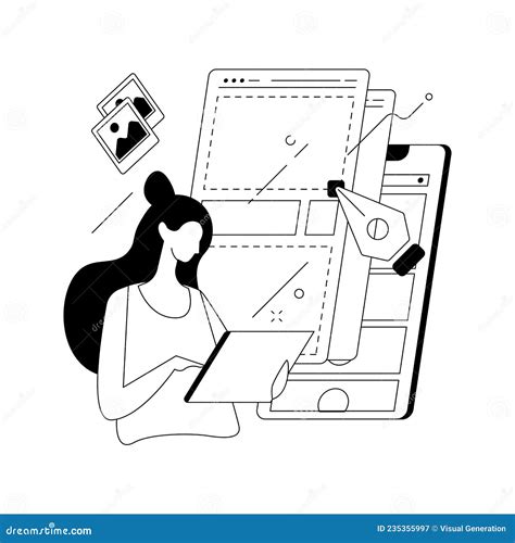 Ui And Ux Design Abstract Concept Vector Illustration Stock Vector Illustration Of Linear