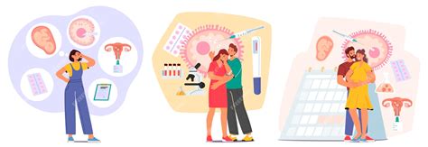 Premium Vector Set Couples Deep In Thought About Artificial